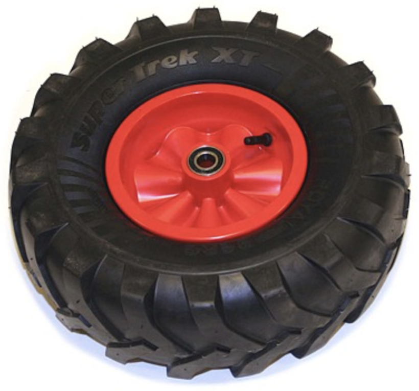 BERG Ersatzteil Komplettrad Rot 460/165-8 Traxx links hinten ...